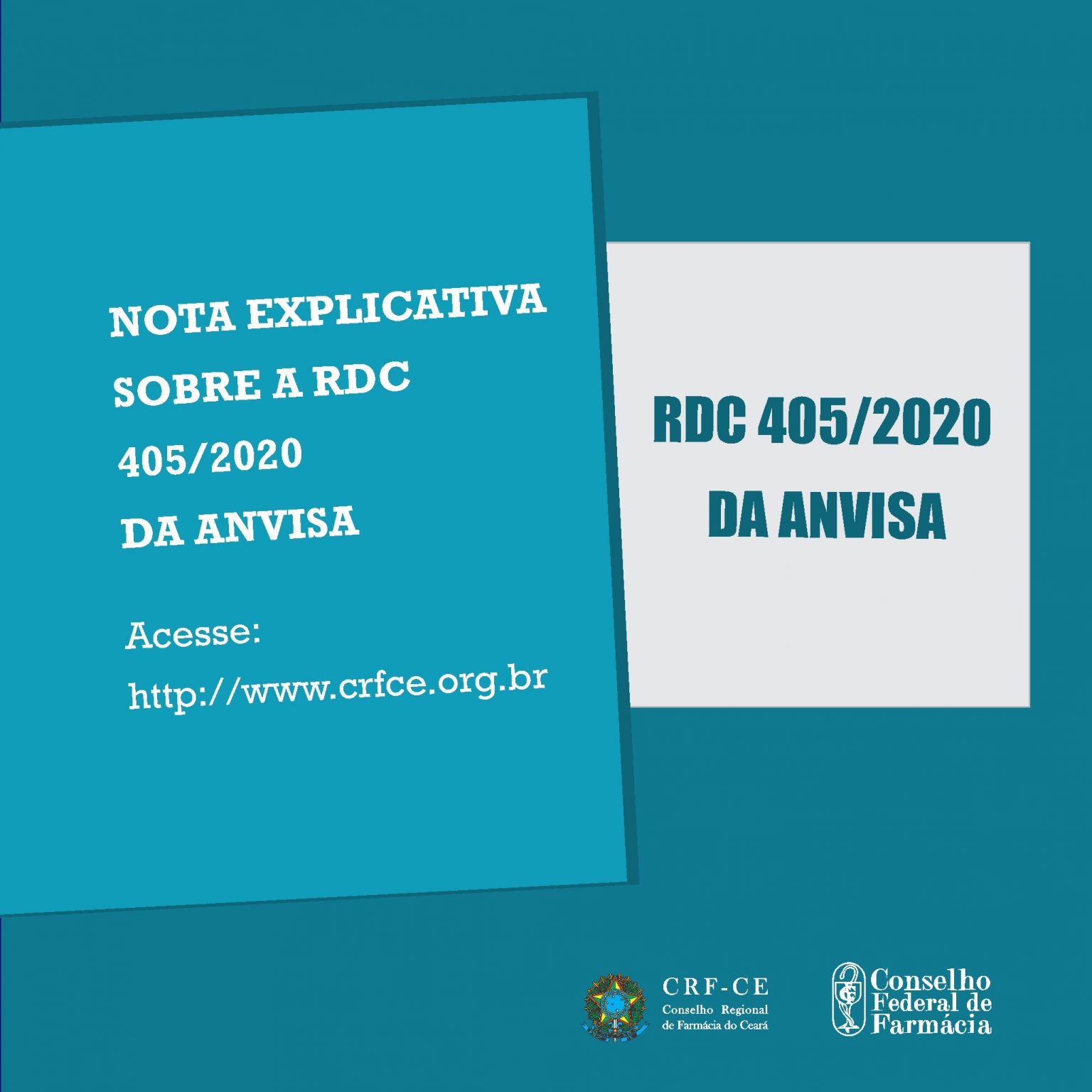 NOTA EXPLICATIVA SOBRE A RDC 405/2020 DA ANVISA – CRF-CE
