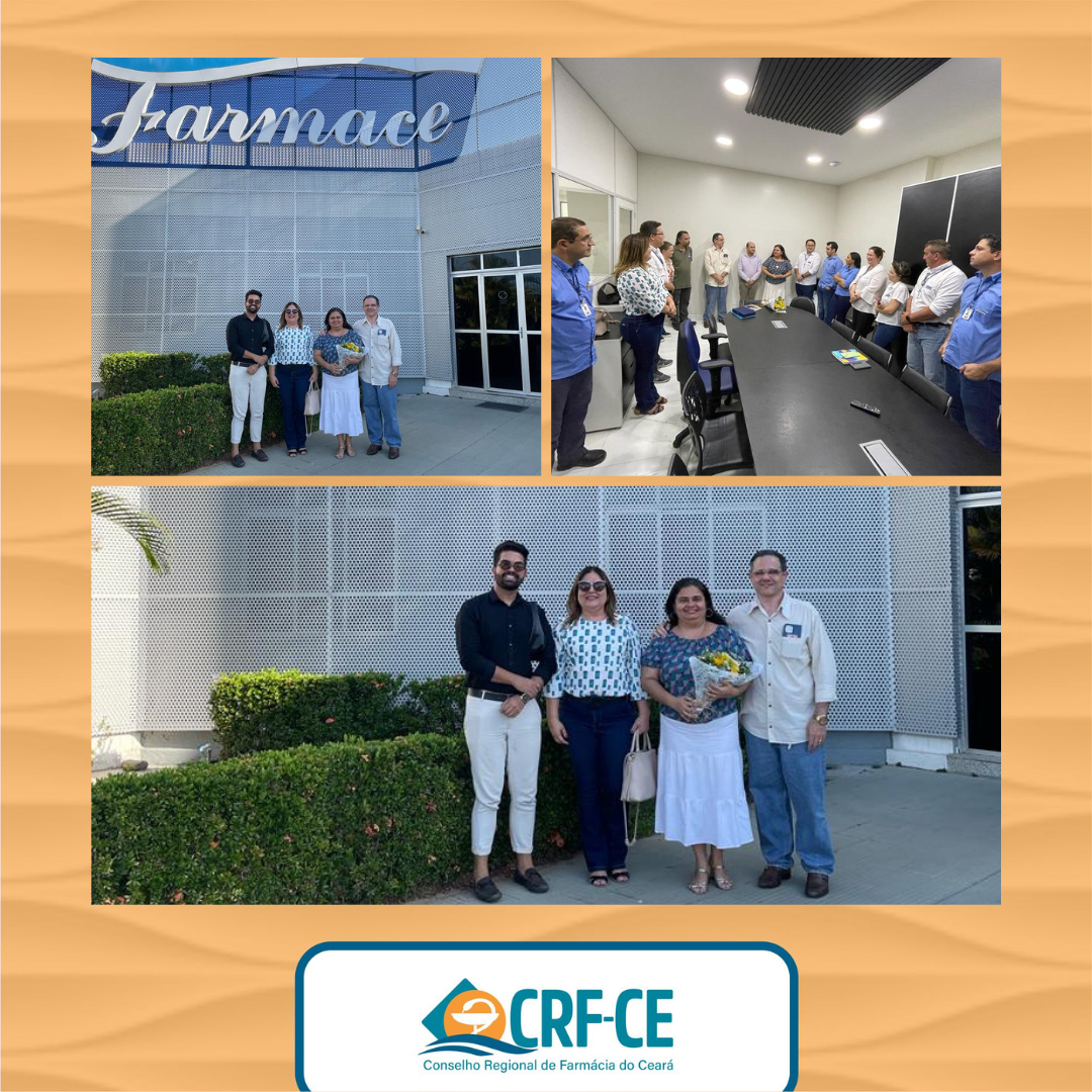 COMITIVA DO CRF-CE, CFF, SINFARCE E VISA BARBALHA estiveram em visita técnica à Indústria ...