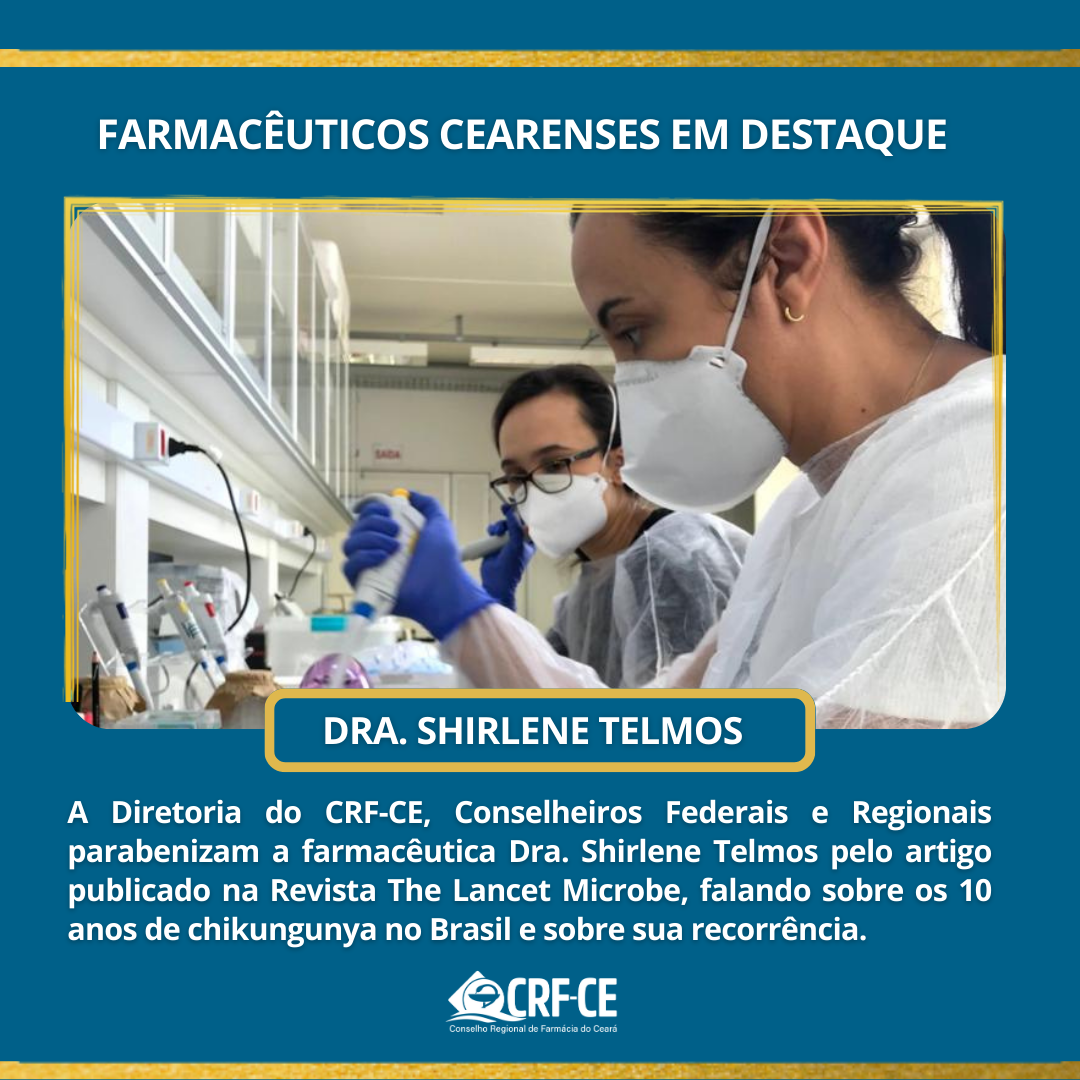 A Diretoria do CRF-CE, Conselheiros Federais e Regionais parabenizam a ...