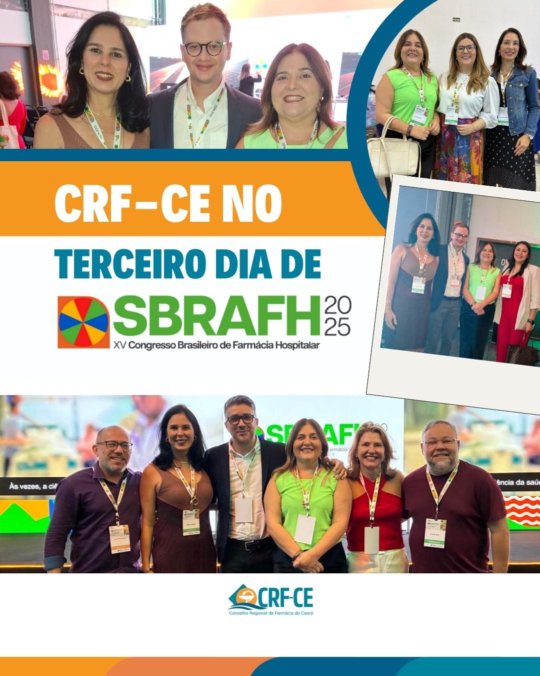 CRF-CE presente no 3º dia XV Congresso Brasileiro de Farmácia Hospitalar – SBRAFH 2025! – CRF-CE