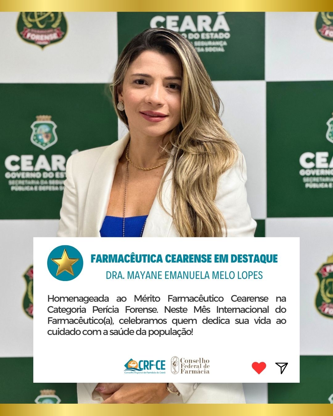 Farmacêutica Cearense em Destaque – Dra. Mayane Emanuela Melo Lopes é ...